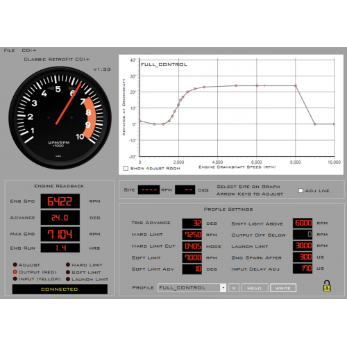 CDI Box 6 Pole Classic Retrofit 1977-1983 art.no CRCDI6P