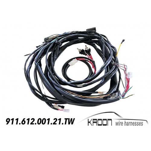 Wire harness (with twinspark supply) for tunnel Porsche 911 1973 LHD ...